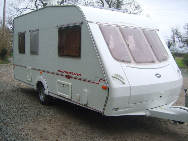 A.B.I. & Ace Front Panel 003 with Locker Lid - Fibreglass | Caravan Panels